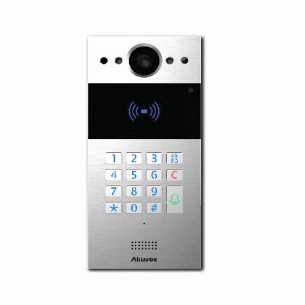 קיט אינטרקום 2 גידים IP דגם Mega-250 2W עם מסך Linox